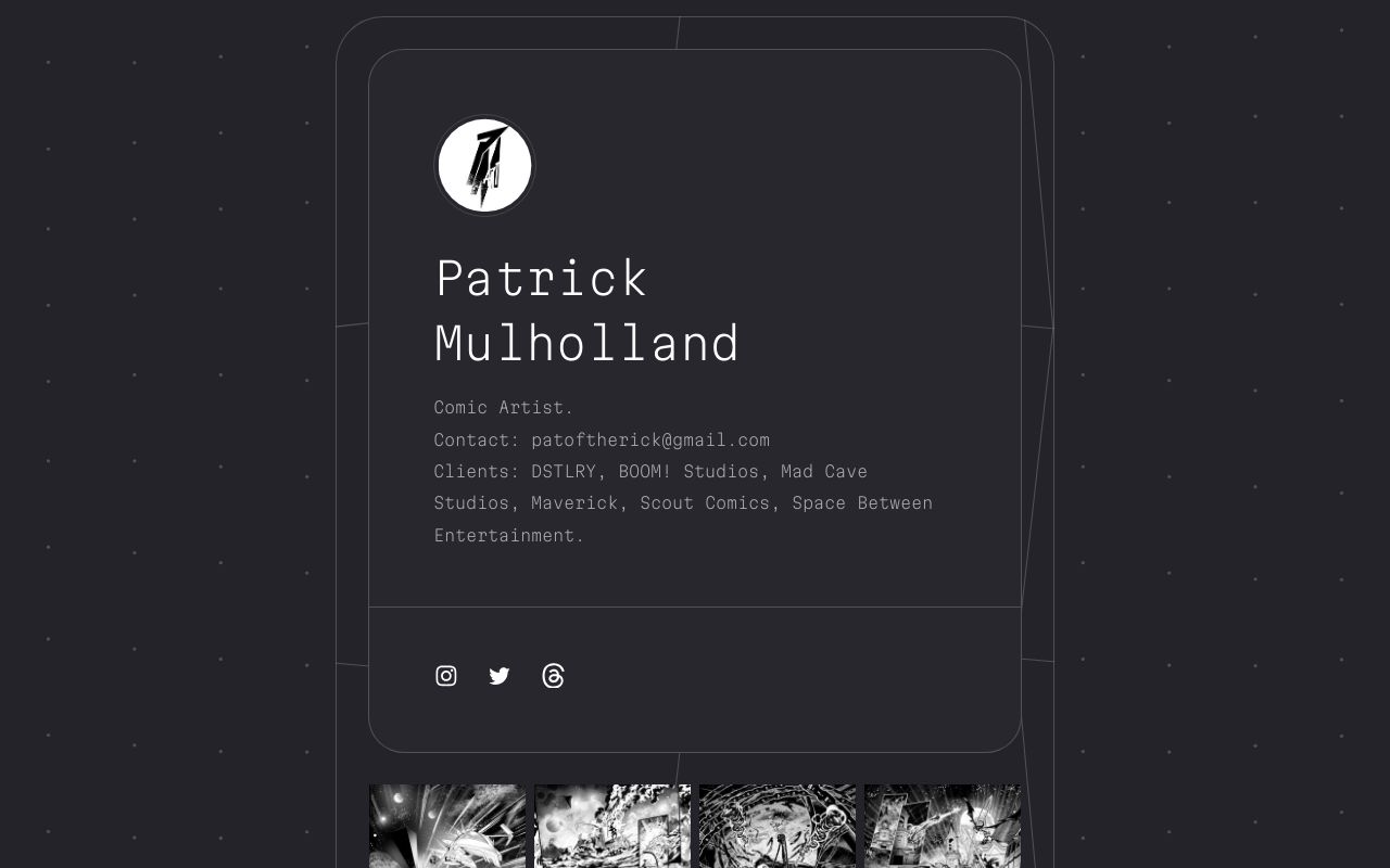 Patrick Mulholland Portfolio